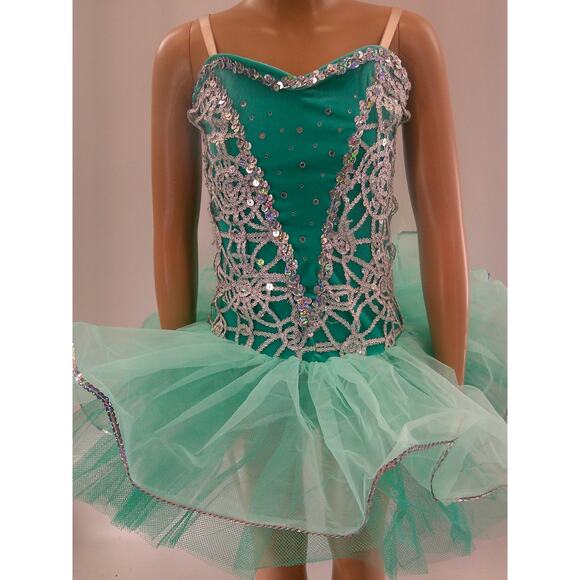 Curtain Call | Costumes | Dance Costume Ballet Medium Child Teal ...